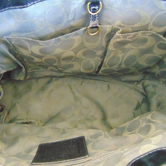 Coach | Bags | Coach G7731500 Black Glossy Patent Leather Bag | Poshmark